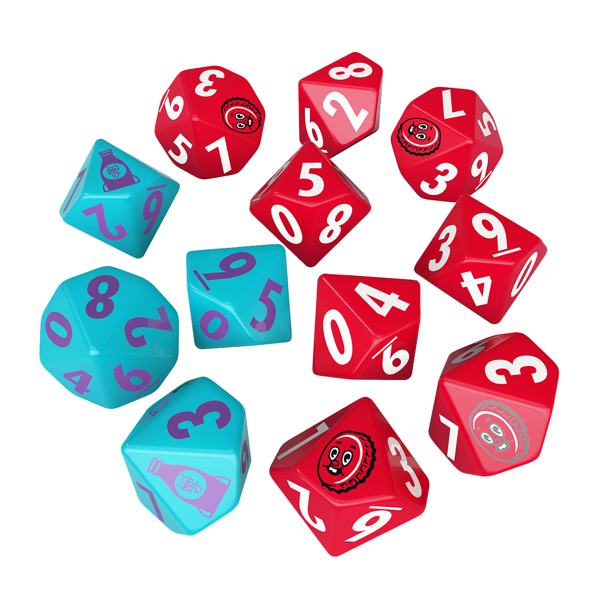 Factions Dice Sets: Nuka-Cola
