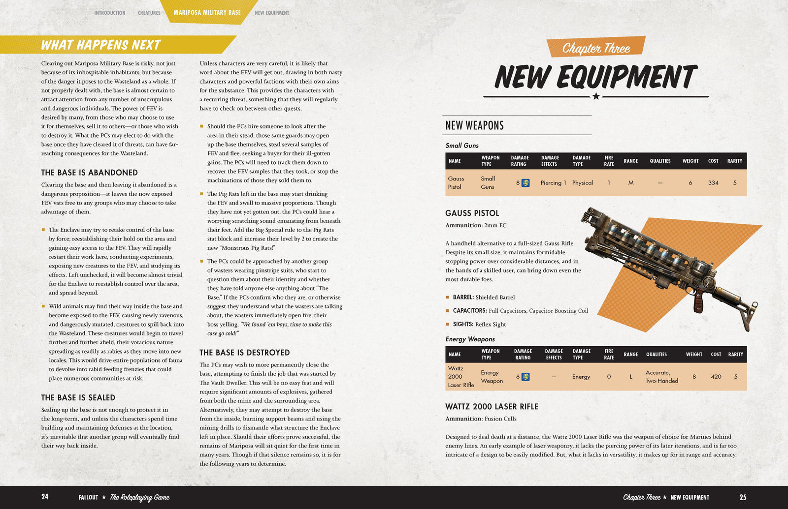 Fallout 2d20: NPC Pack 4 - Mariposa Military Base (PDF)