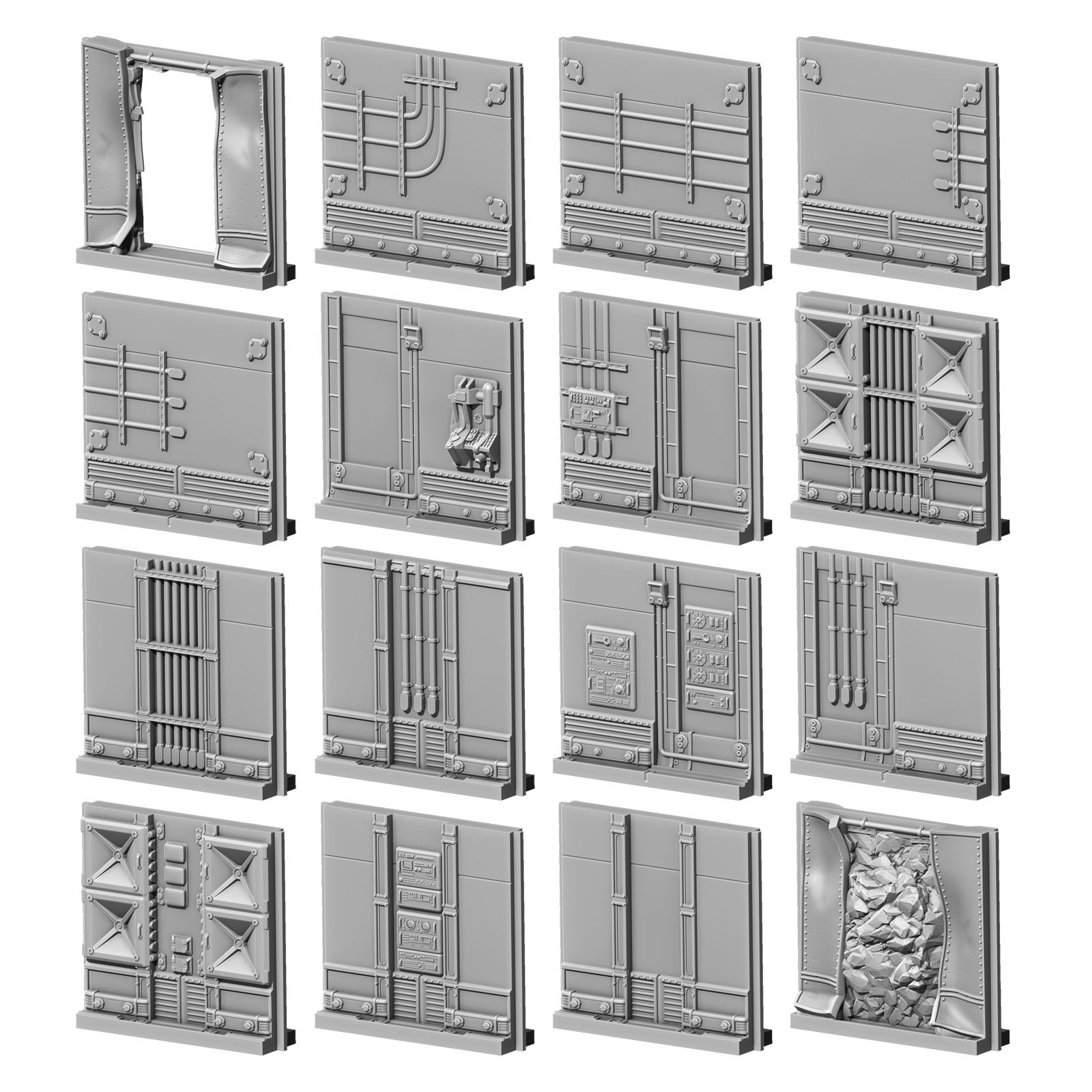 Fallout: Wasteland Warfare - Terrain Expansion: Vault Walls Upgrade Pa