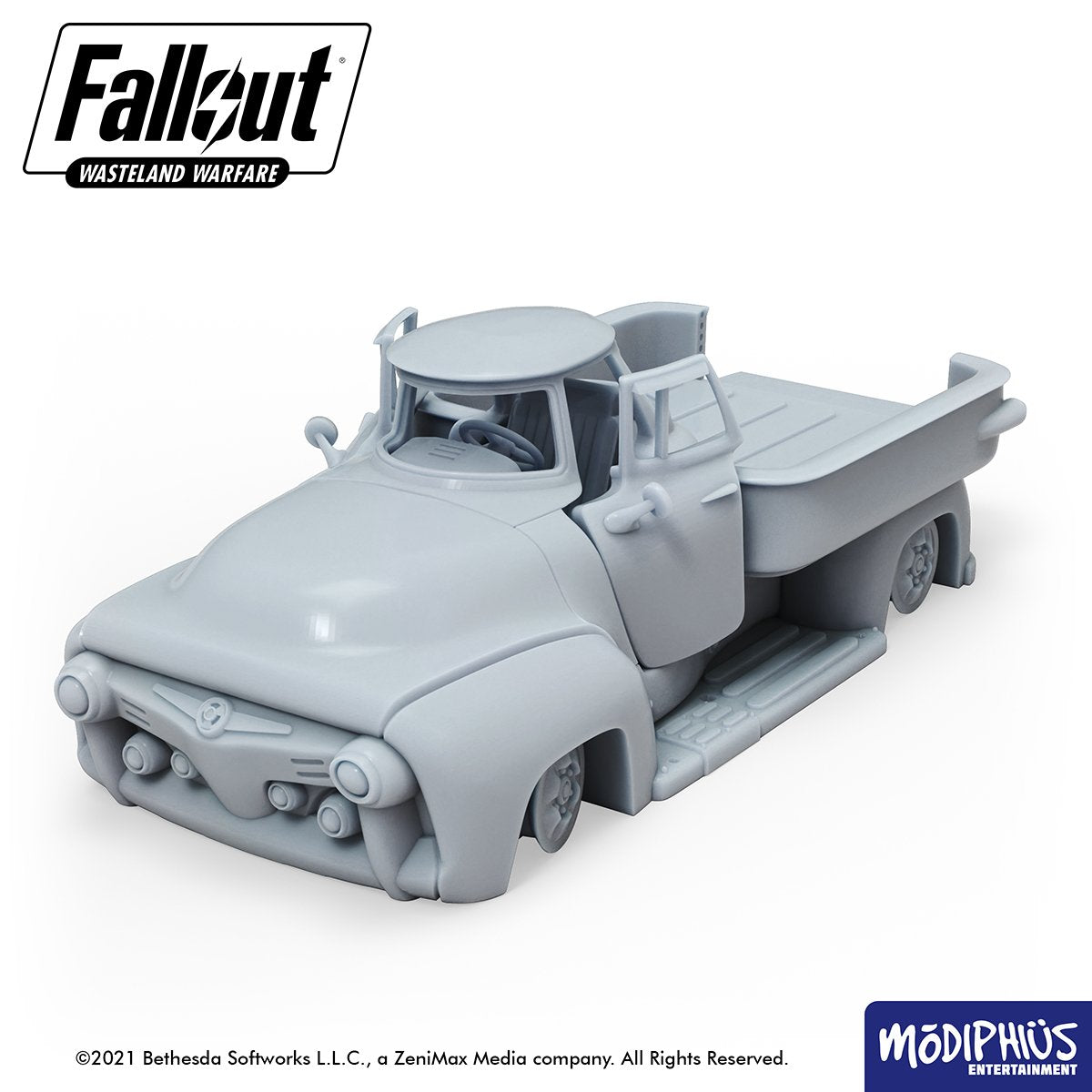 Fallout: Wasteland Warfare - Print at Home - Pick-R-Up Truck STL