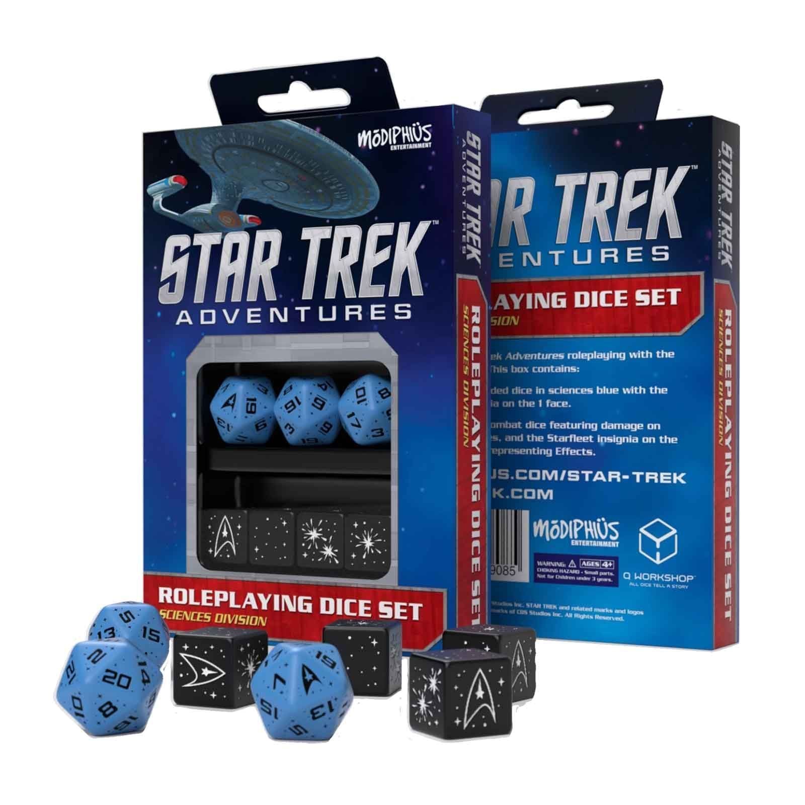 Star Trek Adventures RPG: Sciences Division Dice Set